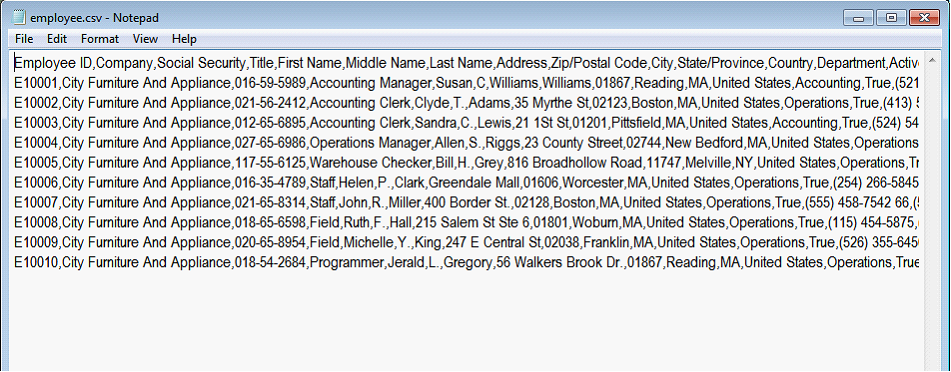 Main > Exporting CSV Data Wrapped in Double Quotes Main > Exporting CSV Data Wrapped in Double Quotes